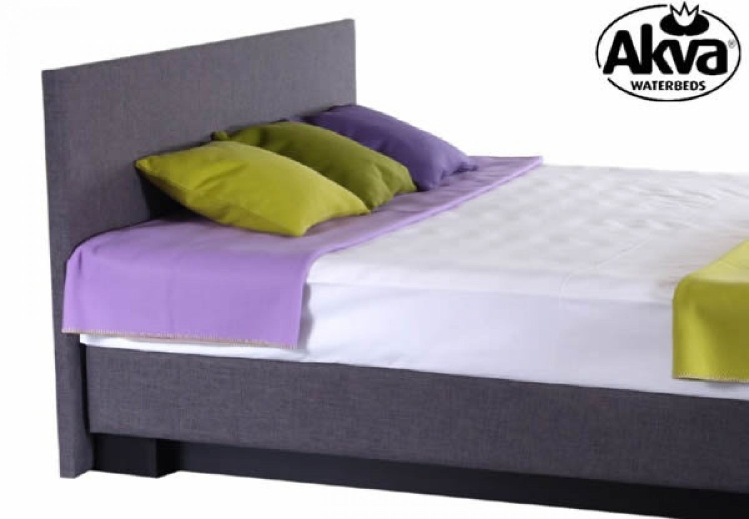 Akva Waterbed Box Bed Urban Model include Bedframe Headboard Mattress