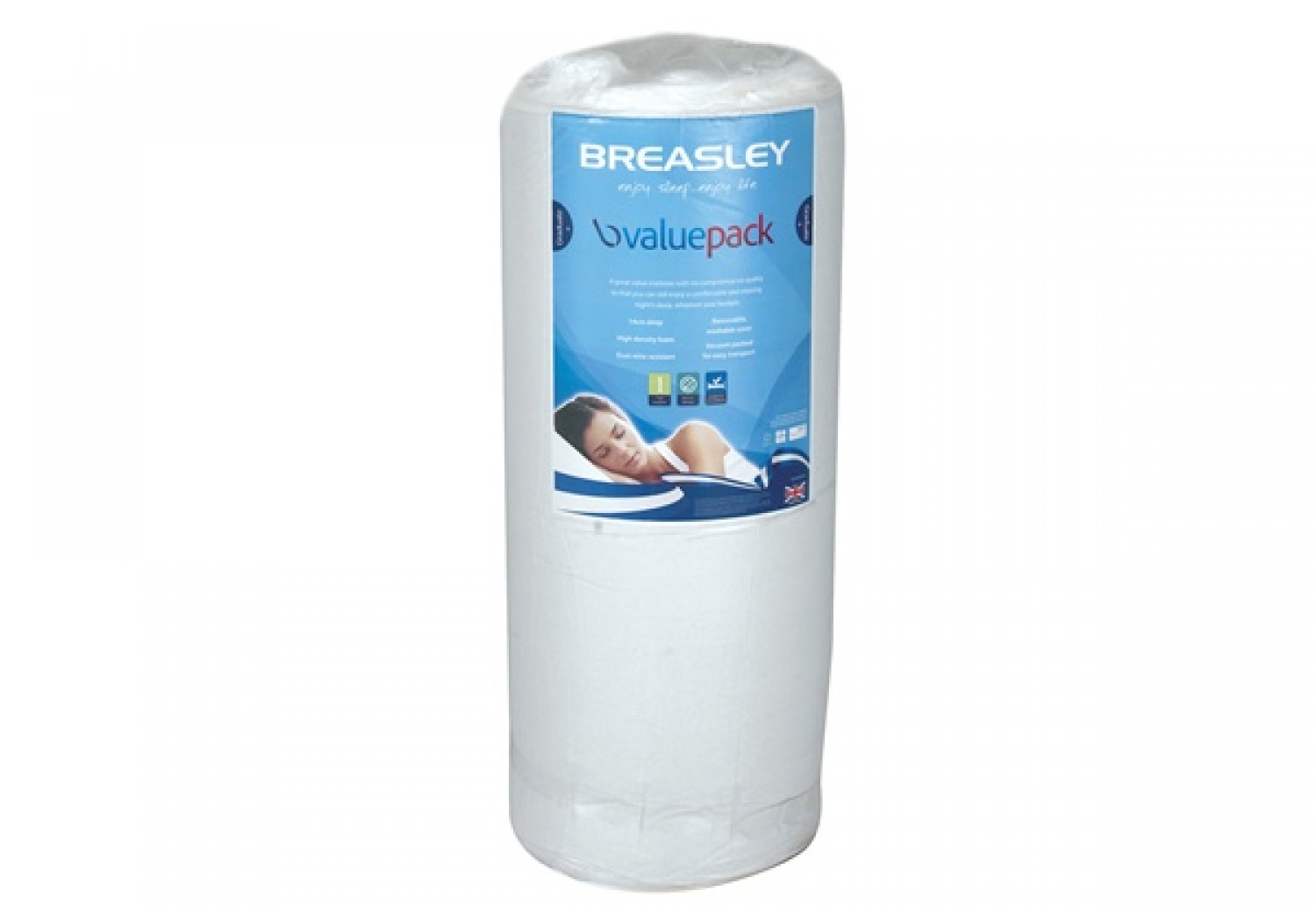 This Breasley Valuepac Graduate Plus High Density Foam mattress only.