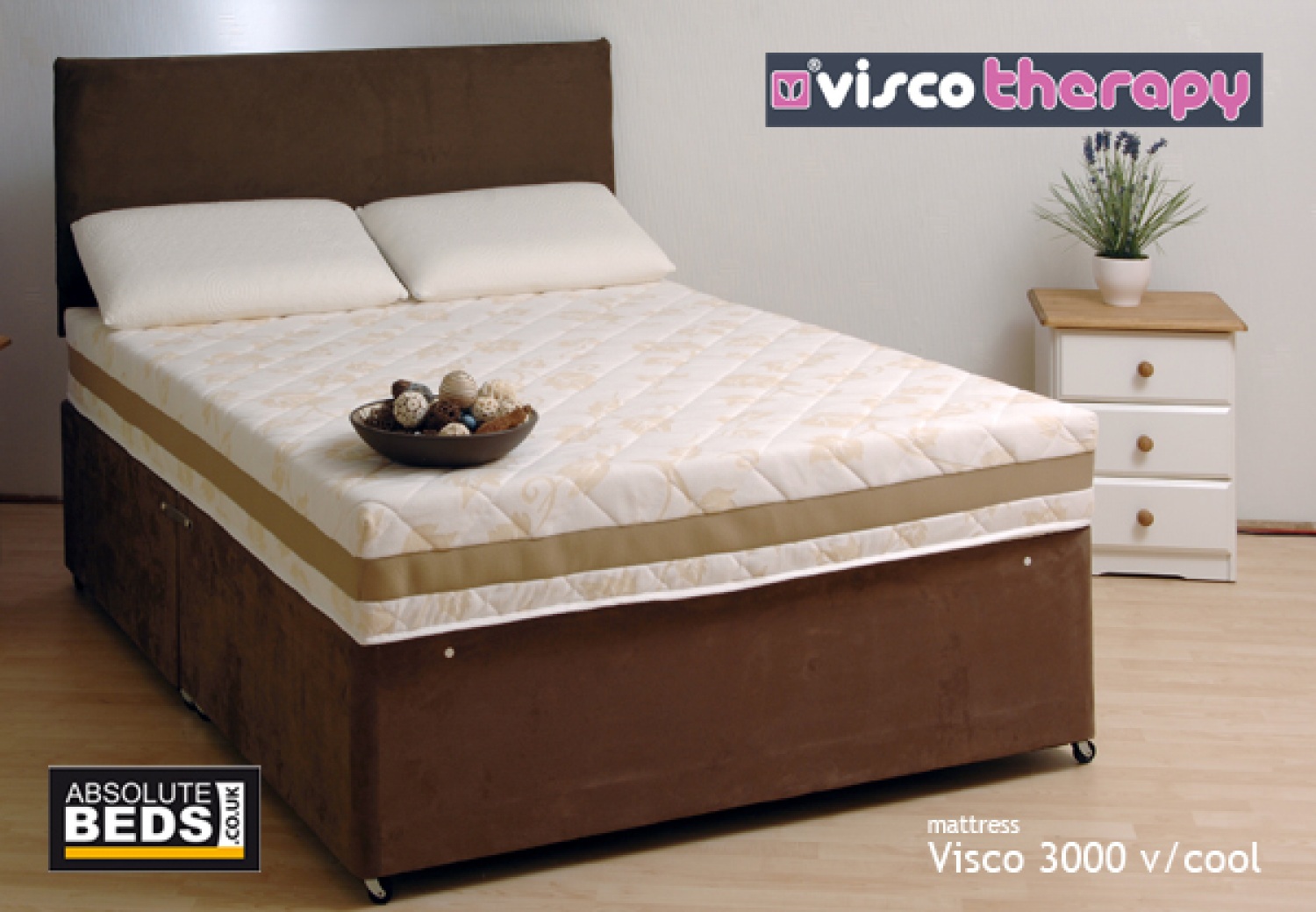 Visco Therapy 3000 Memory Foam Mattress. Mattress only, headboard and