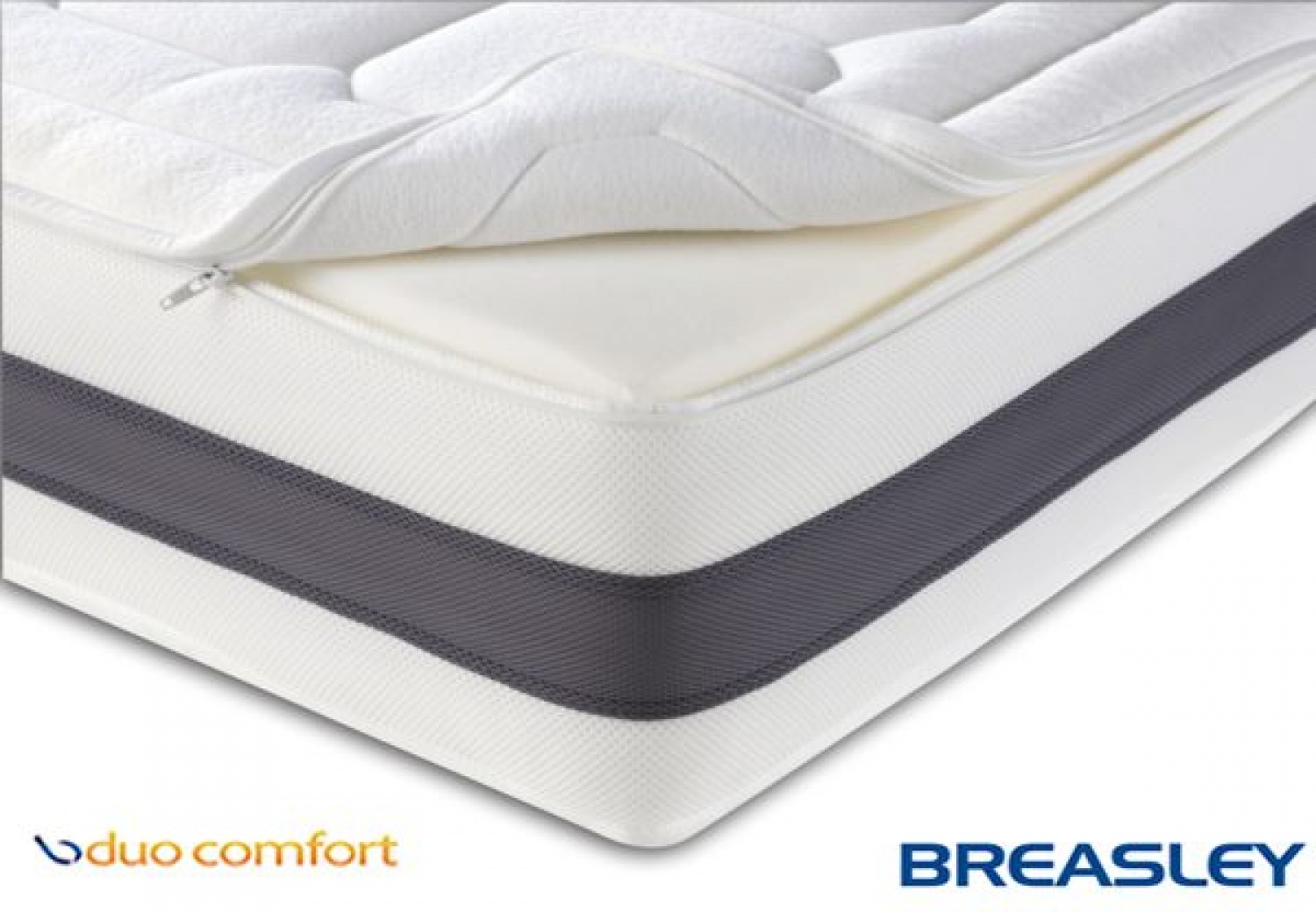 Breasley Duo Comfort Pocket 1000 Reversible Top Memory Foam and Pocket