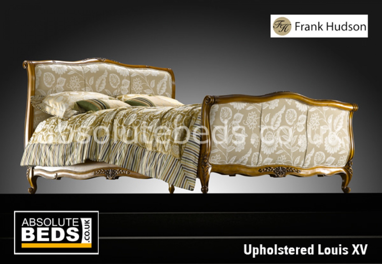 Louis XV Collection bed frame only. Mattress, bed linen and furniture